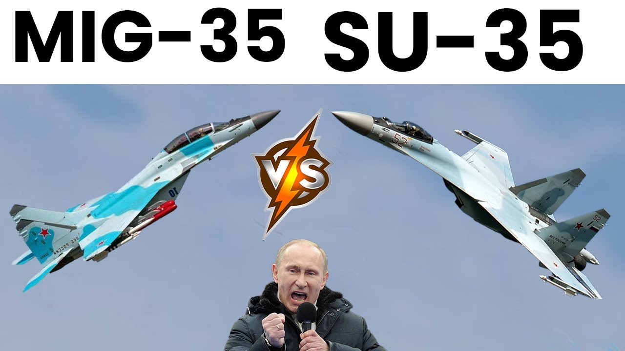 Battle Aerodynamic Showdown: Su-35 vs #MiG-35 in Action - YouTube