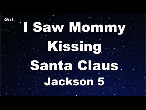 Karaoke♬ I Saw Mommy Kissing Santa Claus  - Jackson 5 【No Guide Melody】 Instrumental