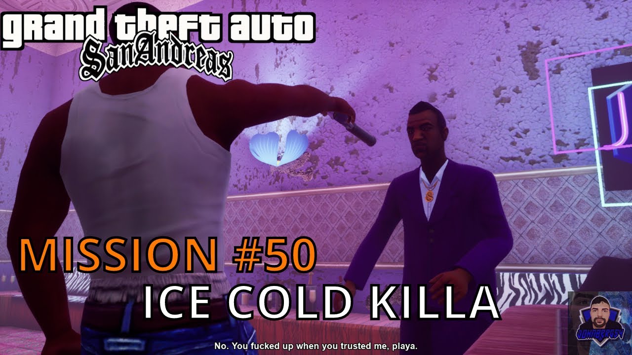 GTA SAN ANDREAS DEFINITIVE EDITION MISSION (PS4) #50 ICE COLD KILLA ...