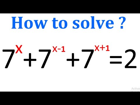 Nice Exponential Equation, Can You Solve for x? | exponential and ...