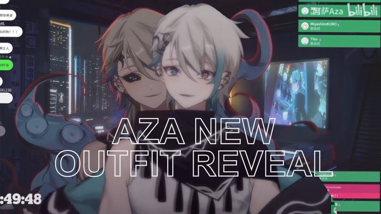 【ENG SUB】Aza shows off his new outfit | VirtuaReal 啊萨Aza - YouTube