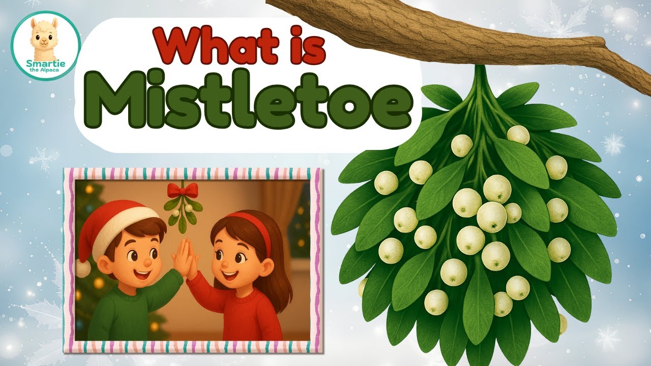 What Is Mistletoe?🌿 | Facts and Christmas Traditions for Kids | Smartie ...