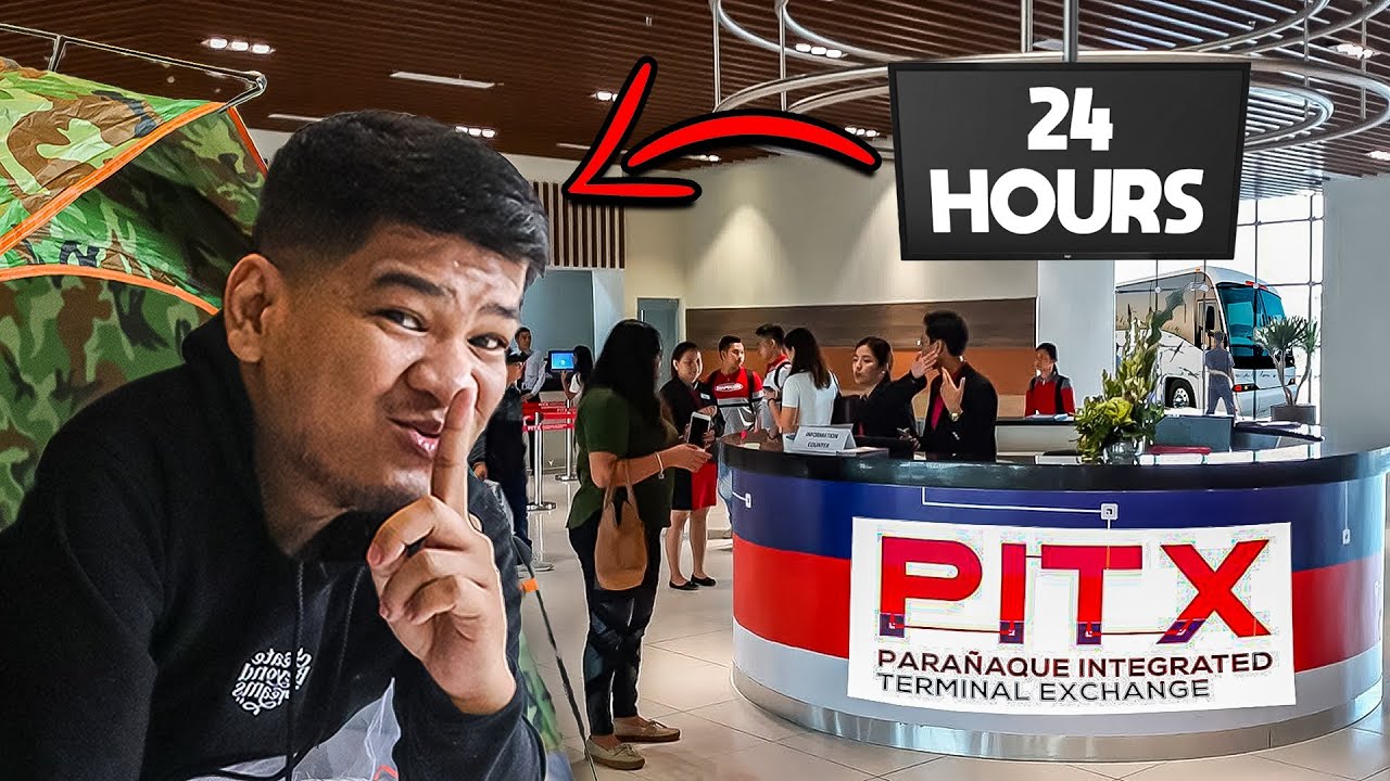 Tumira ako Sa Loob ng PITX ng 24 Hours (Pinaka Malaking Bus Terminal sa ...