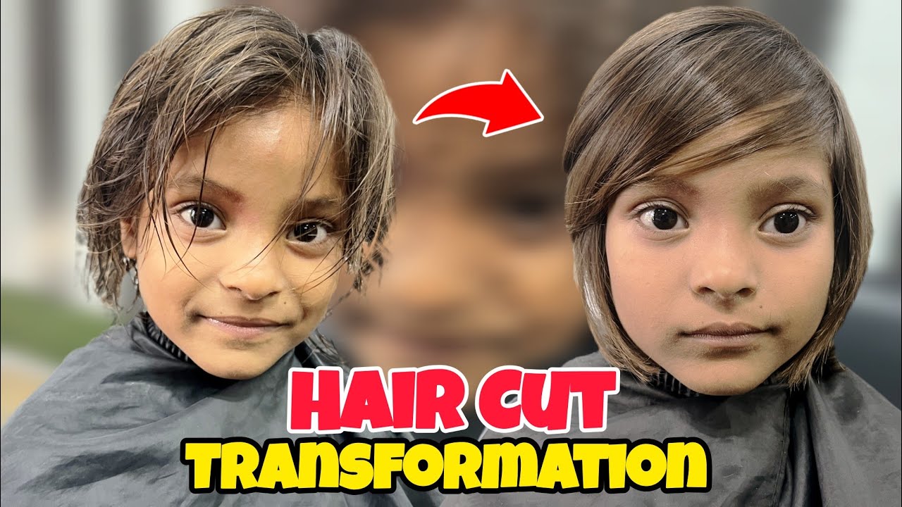 Little Girl Hair Cutting Transformation 😱| baby Girl Hair Cutting | How to Little Baby Hair ...