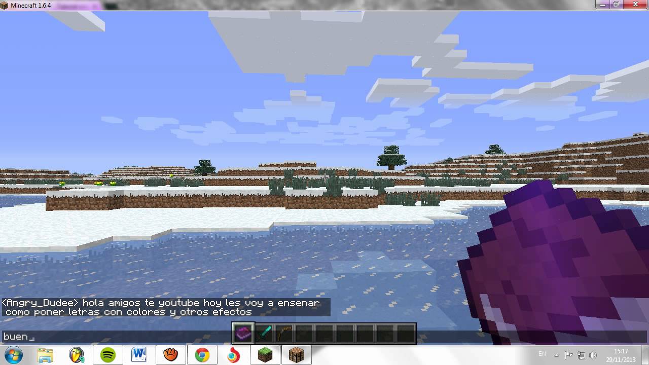 Como poner letras con efectos en Minecraft - YouTube
