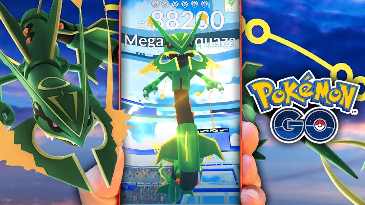 SOLO ASI PODRAS BATALLAR A MEGA RAYQUAZA en POKEMON GO!! - YouTube