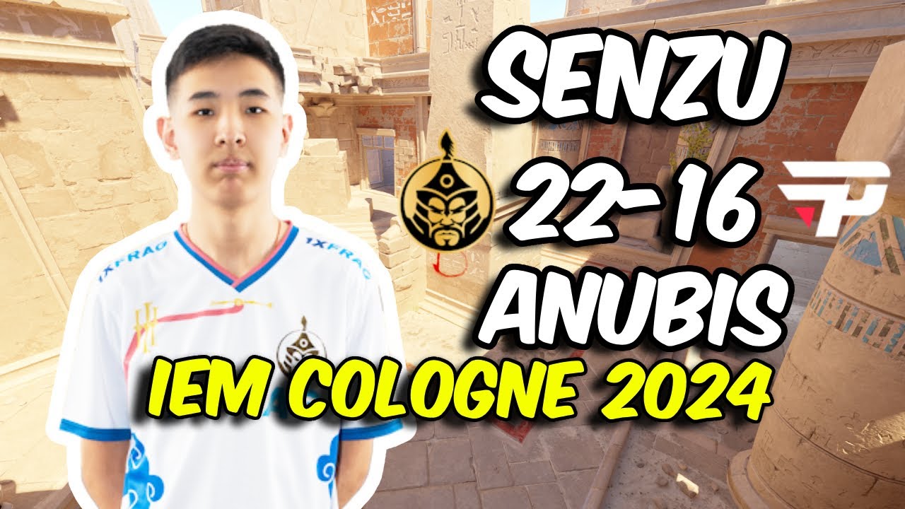 CS2 POV The MongolZ Senzu (22/16) vs paiN (Anubis) IEM Cologne 2024 ...