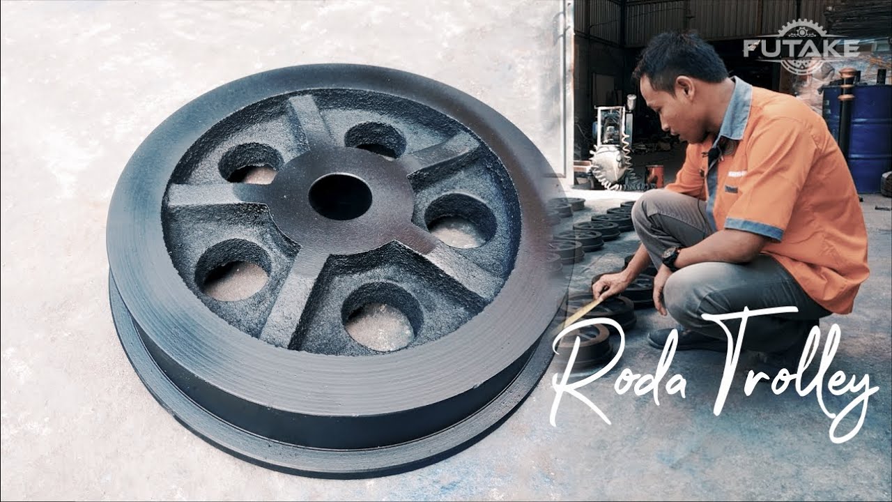 Roda Kereta Api Baja Tuang | Roda Lori Besi Cor - YouTube