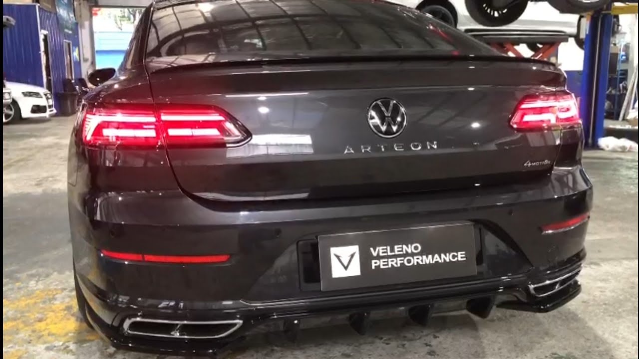 Veleno Performance Exhaust For VW Arteon R-Line AWD - YouTube