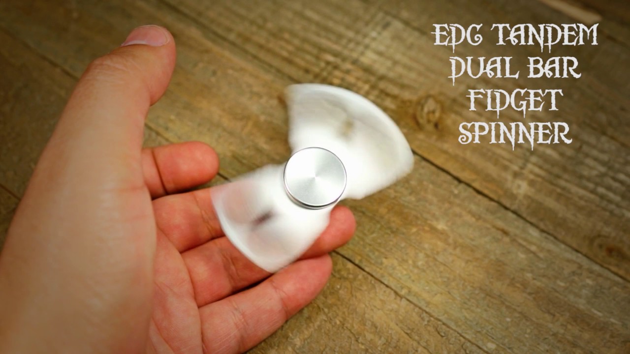 EDC TANDEM DUAL BAR FIDGET SPINNER - YouTube