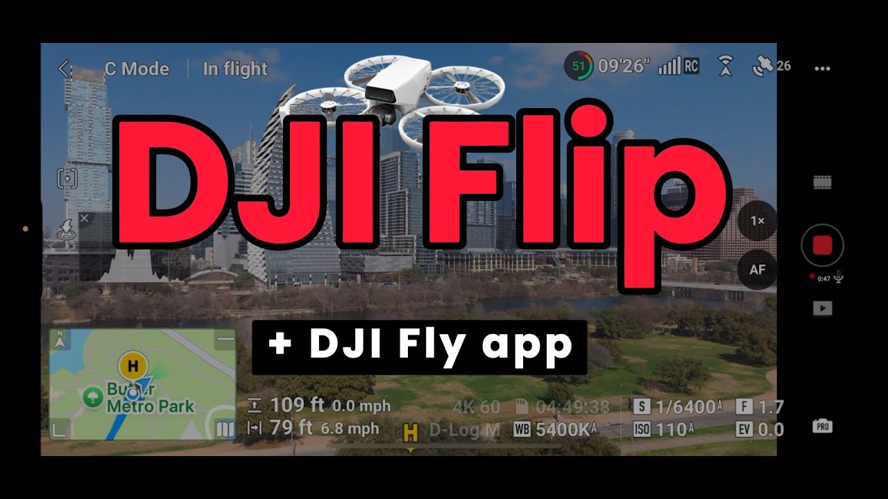 How to Use the DJI Flip with the DJI Fly app - YouTube