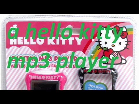lets review the hello kitty mp3 player - YouTube