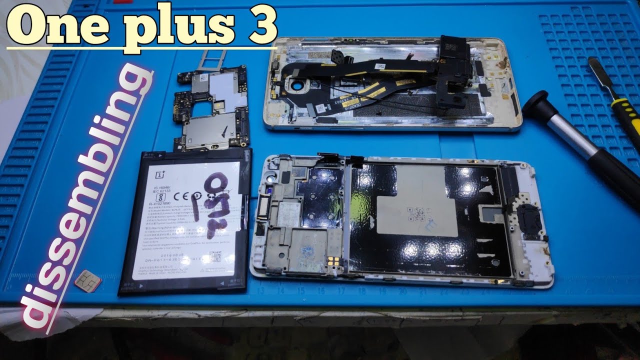 one plus 3 full disassembly one plus A3003 disassembly - YouTube