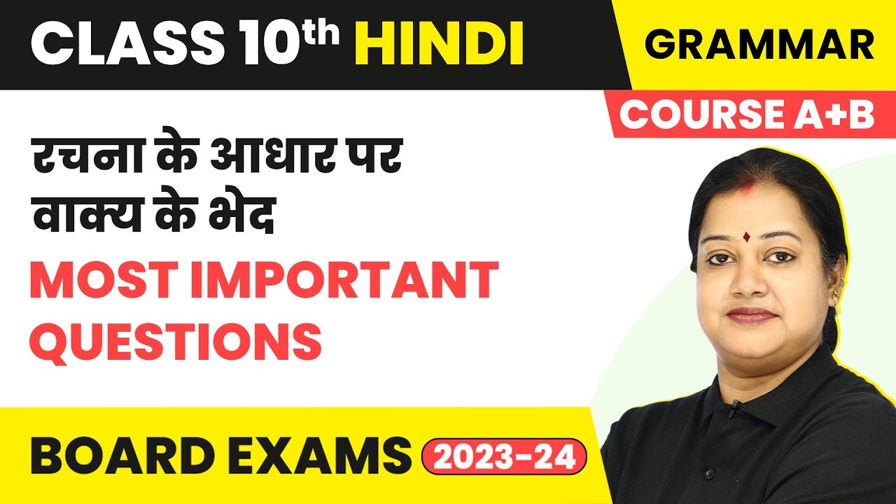 rachna-ke-aadhar-par-vakya-ke-bhed-mcqs-class-10-hindi-grammar-mcq