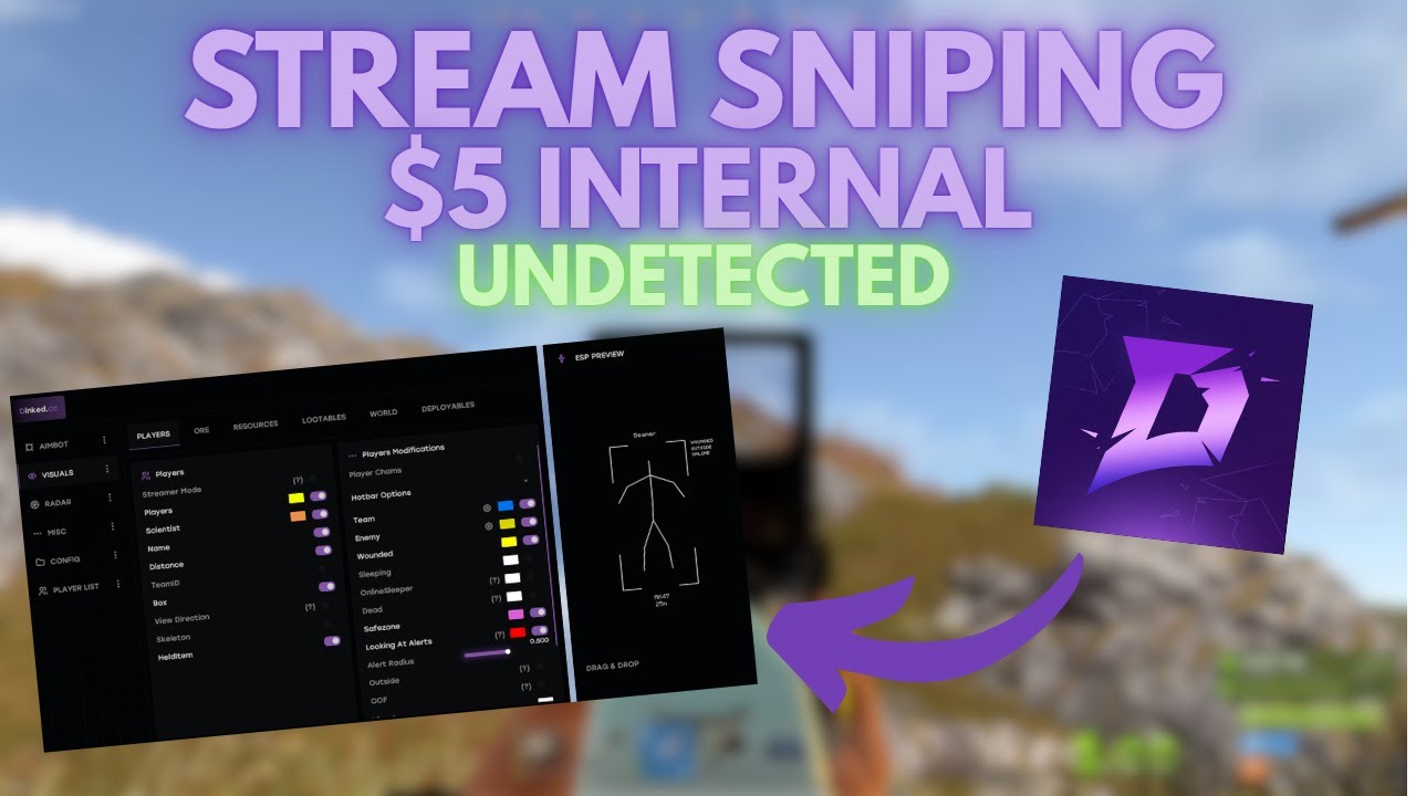 $5 Rust Internal Cheat vs Streamers (ESP + Aimbot Showcase) - YouTube