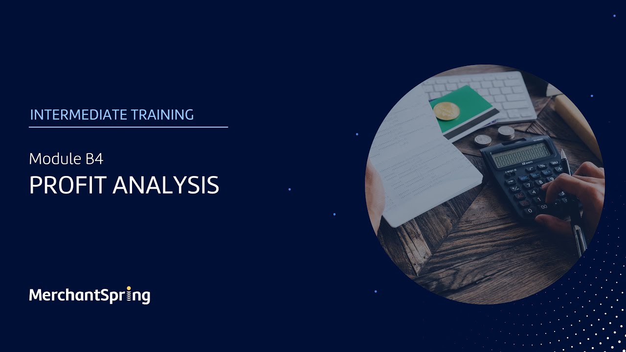 Training Intermediate Session B4 Profit Analysis - YouTube