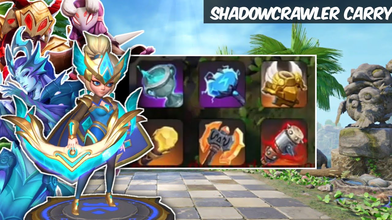 Auto Chess - Shadowcrawler Carry (9 Feathered Using 4 Wizards) - YouTube