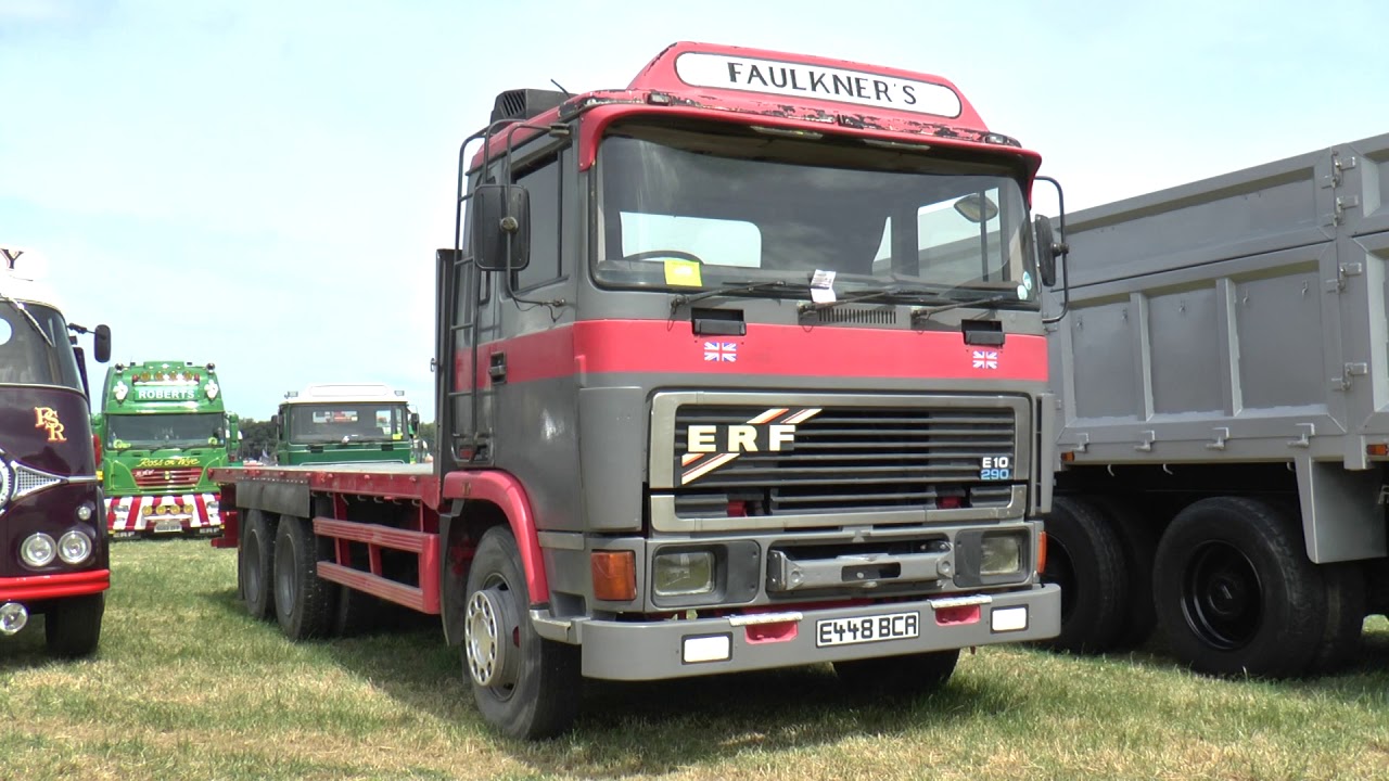 ERF LORRIES AT KELSALL JUNE 2018 - YouTube