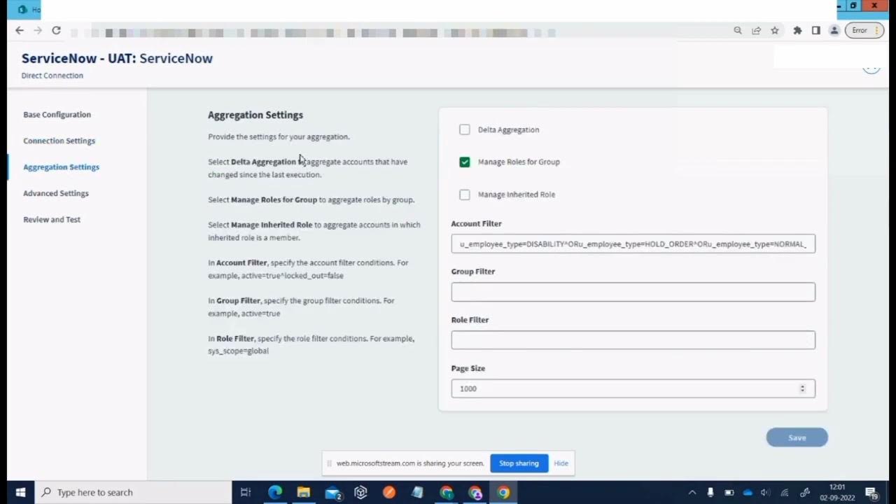 Creating ServiceNow source in identityNow in sailpoint - YouTube