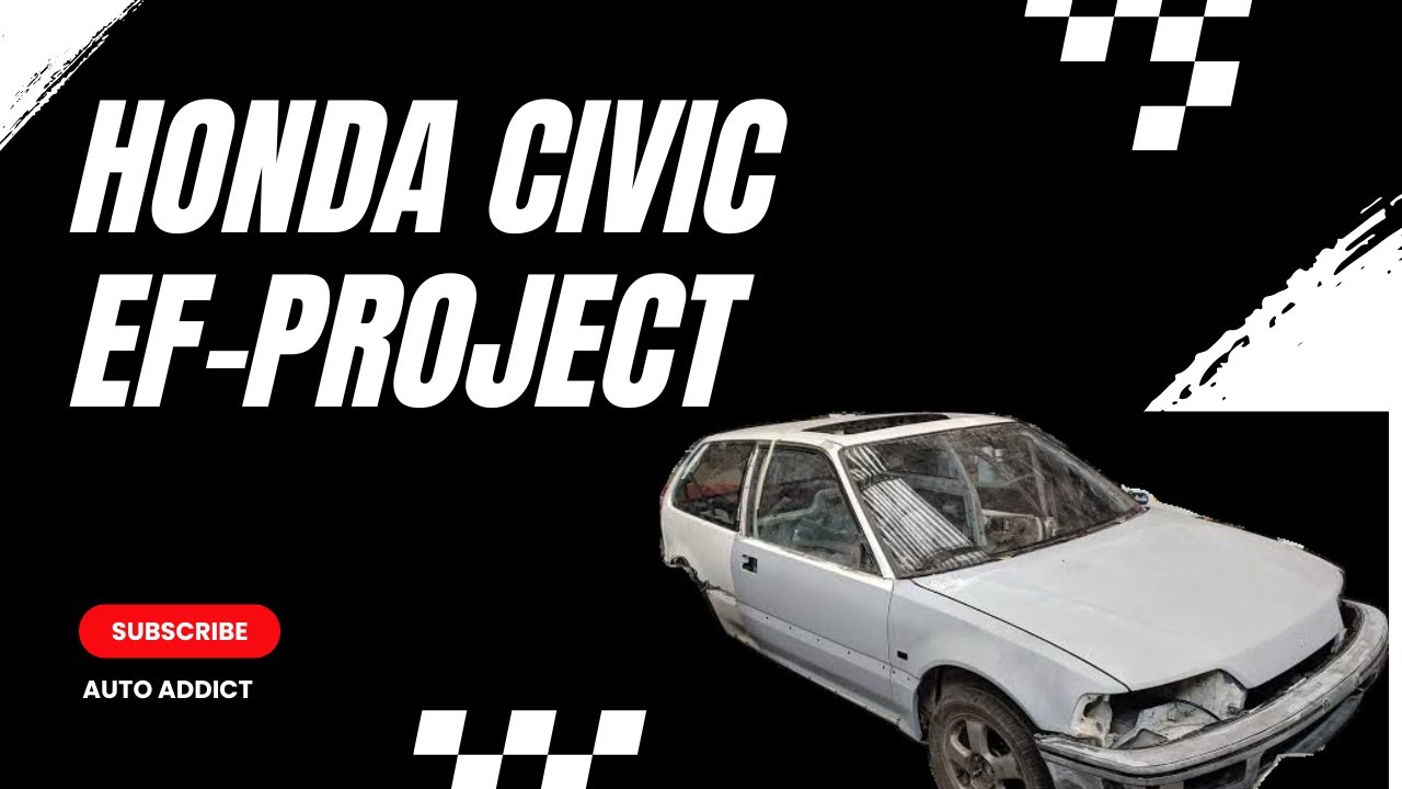 Honda Civic 1990 EF Project | Under construction | Restoration | Denting | Painting | Vlog 1 ...