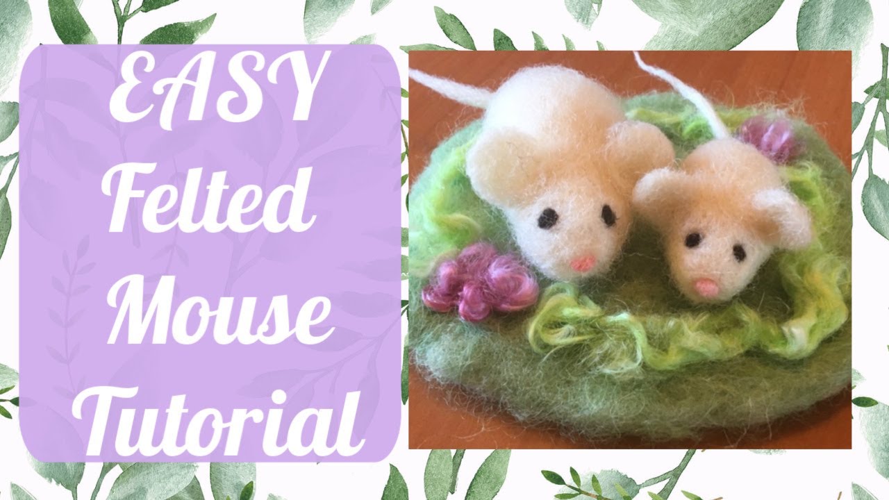 How To Needle Felt A Mouse Easy Beginner Mouse Tutorial YouTube how-to-needle-felt-a-mouse-easy-beginner-mouse-tutorial-youtube