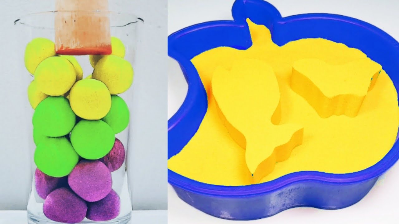 Kinetic Sand ASMR | Most Relaxing and Satisfying Kinetic Sand Video ...