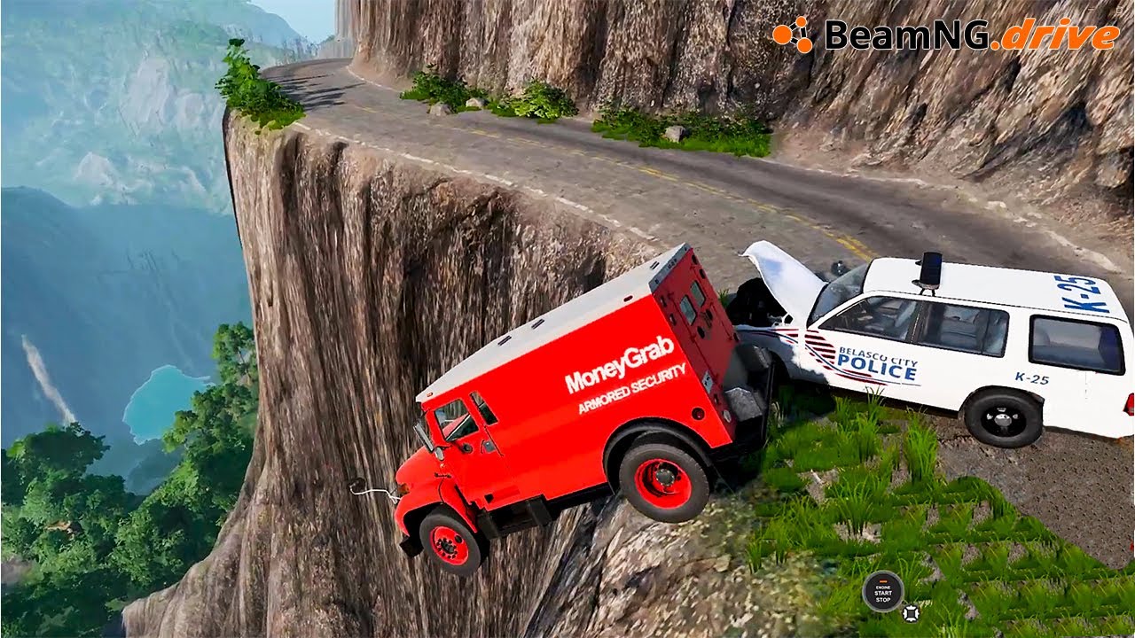 BeamNG Drive: Wild Police Chase Gone Terribly Wrong! - YouTube