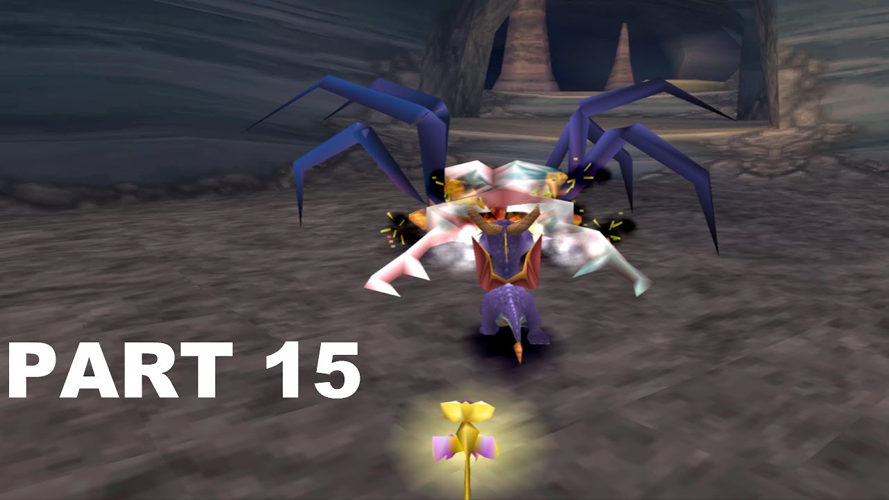 Spyro The Dragon Part 15: HIGH CAVES | PS1 [4K] - YouTube
