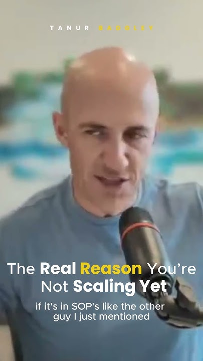 The Real Reason Why You're Not Scaling Yet - YouTube
