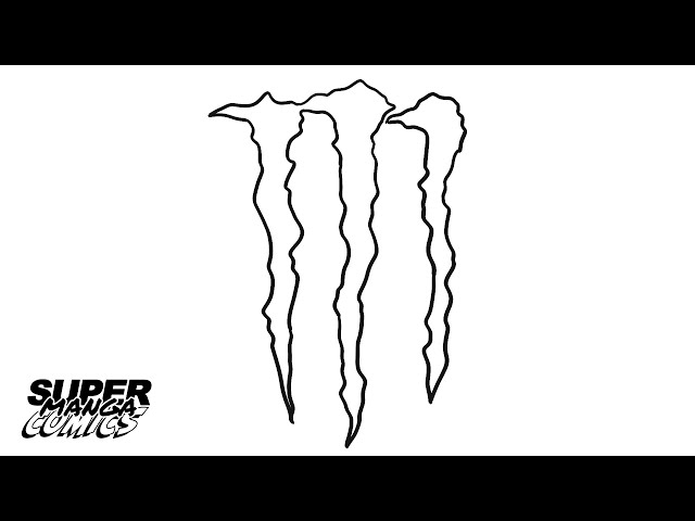 How To Draw The Monster Logo