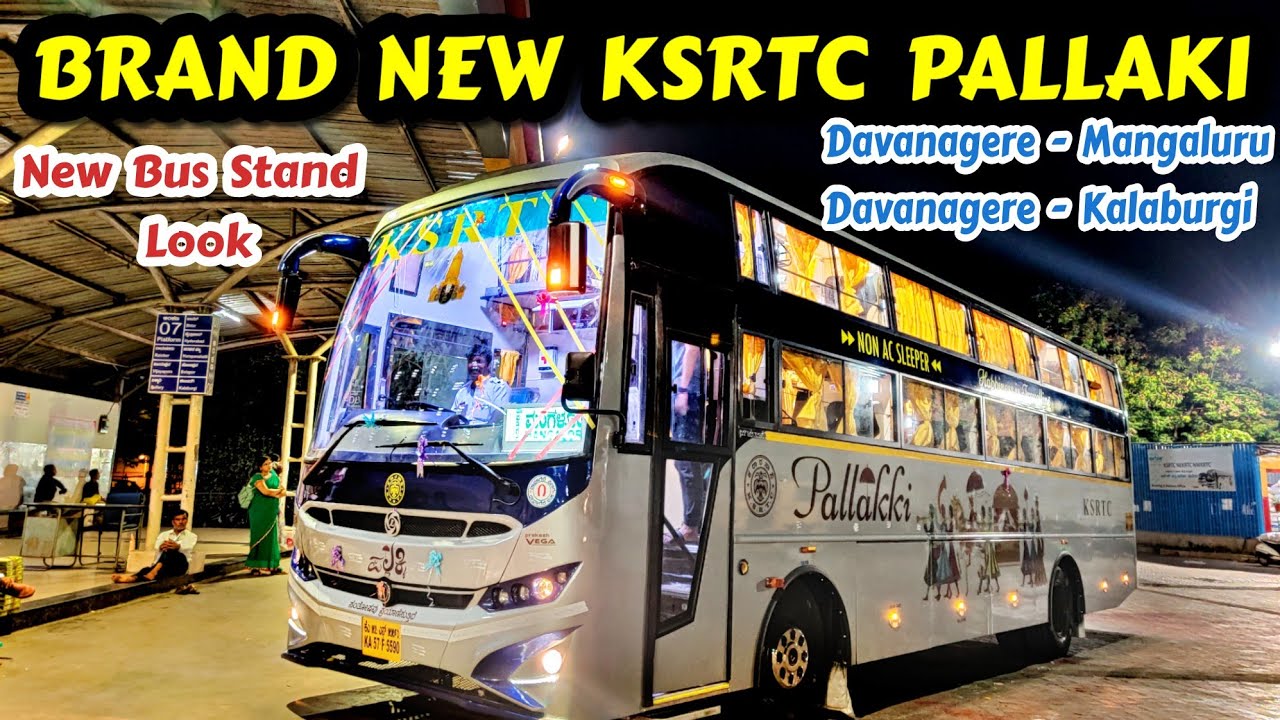 Brand New " PALLAKI " New Routes | Kalaburgi, Mangaluru #bus #volvo # ...