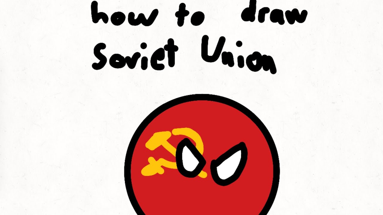 How to draw Soviet Unionball (Full Detail) - YouTube