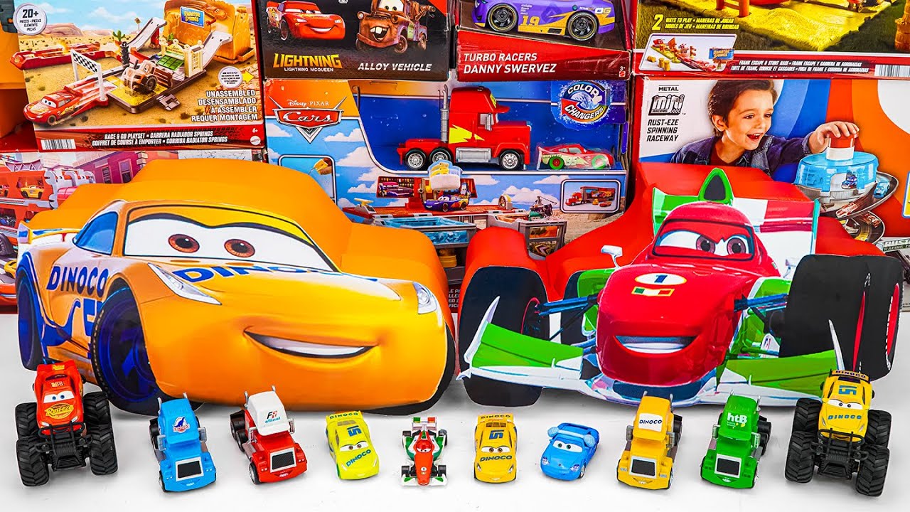 Disney Pixar Cars Unboxing Review l Lightning McQueen Bubble RC Car ...