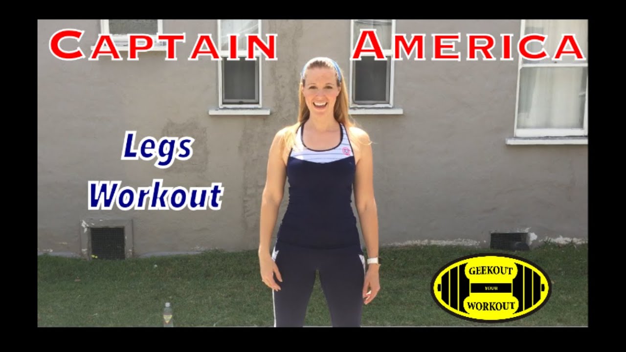 Captain America: Civil War Legs workout in Her Universe - YouTube