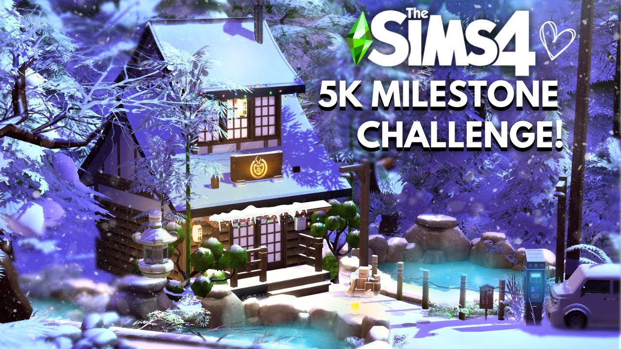 MILESTONE CHALLENGE! |The Sims 4 | Build challenge + Story Time - YouTube