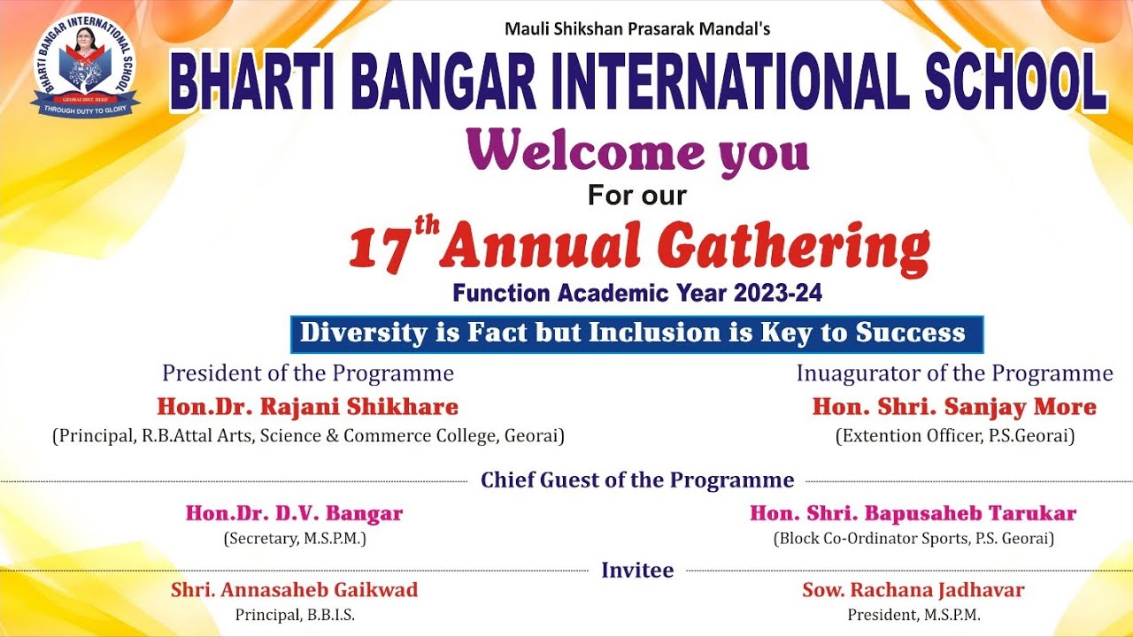 Annual Gathering-2024 (BBIS) Video 2/2 - YouTube