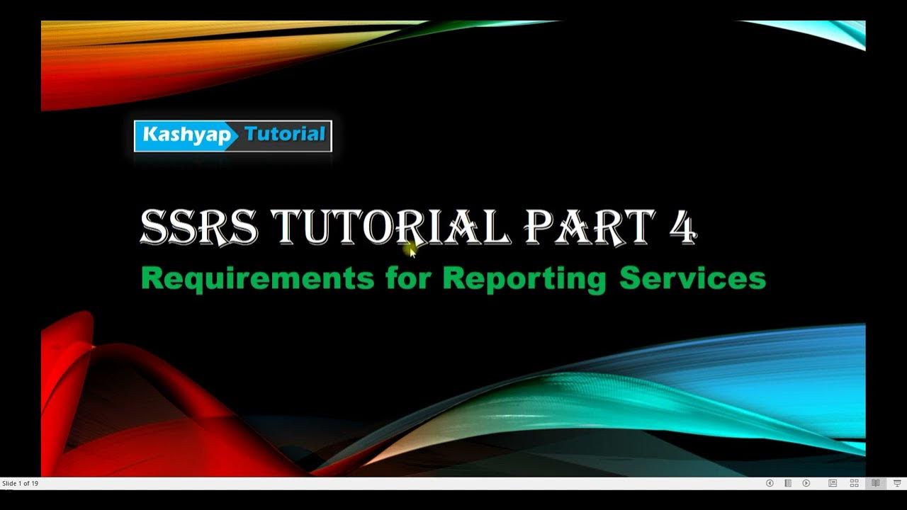 SQL Server and SSRS Installation | SSRS Tutorial 04 - YouTube