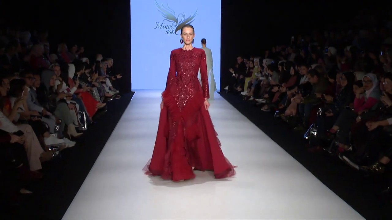 Modanisa İstanbul Modest Fashion Week 2019 // Minel Aşk's Runway - YouTube