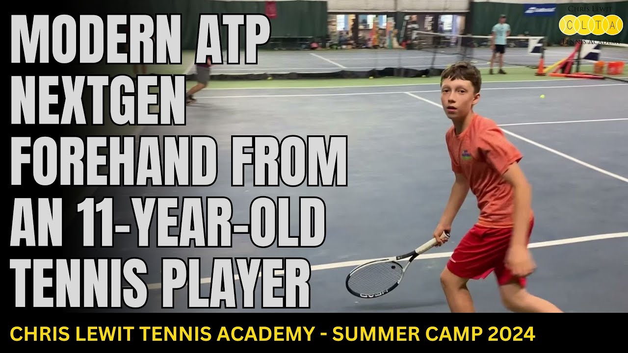 Modern ATP NextGen Forehand From An 11-Year-Old Tennis Player - YouTube