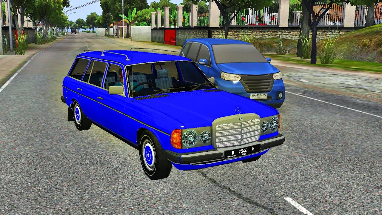 Mercedes-Benz W123 2.0 AT 230T | Bussid Station Wagon Car Mod | Bus ...
