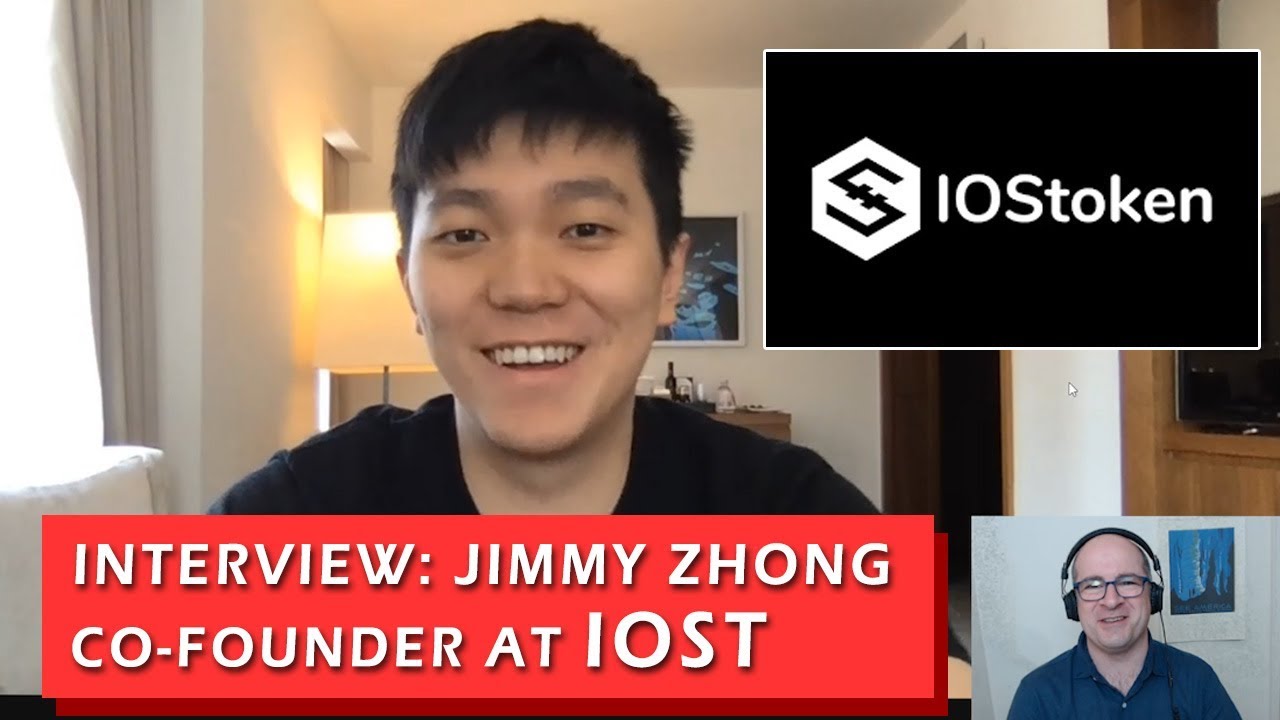 Interview with Jimmy Zhong, Co-Founder at IOStoken - YouTube