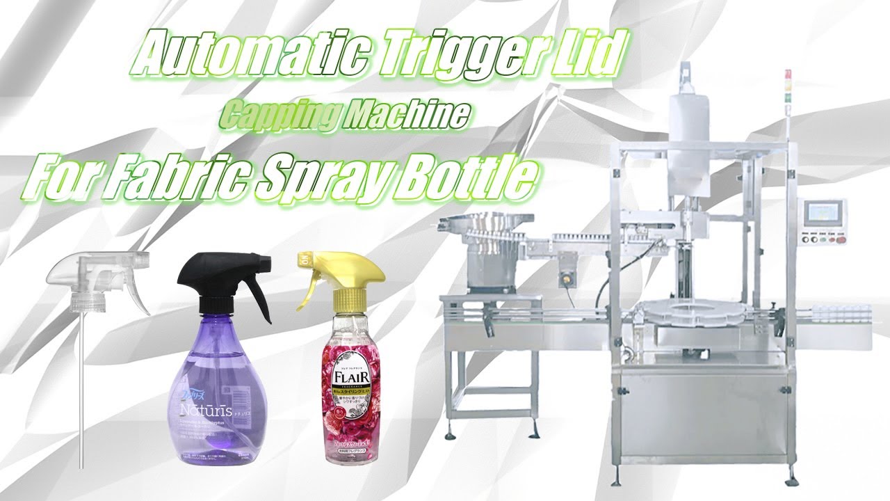 Automatic Trigger Lid Capping Machine for Fabric Spray Bottle HYFK -100 ...