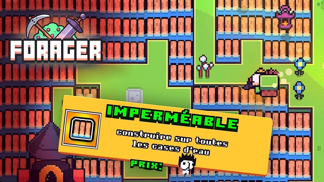 FORAGER #21 : Construire sur toutes les cases d'eau - YouTube