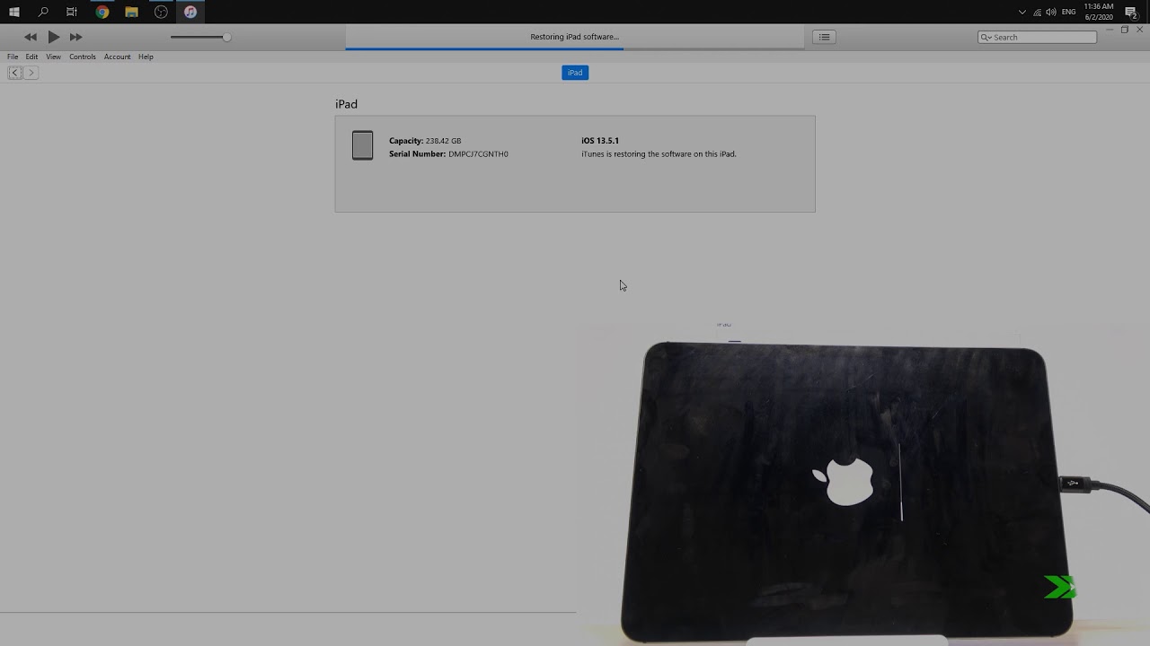 How to Restore iPad Pro 2020 - Hard Reset by iTunes - YouTube