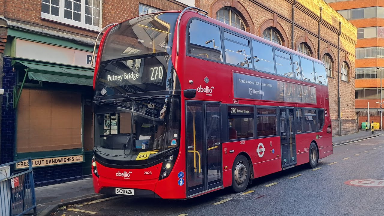 FRV: London Route 270 | Putney Bridge - Mitcham | TUK 2023 (SK20 AZN) - YouTube