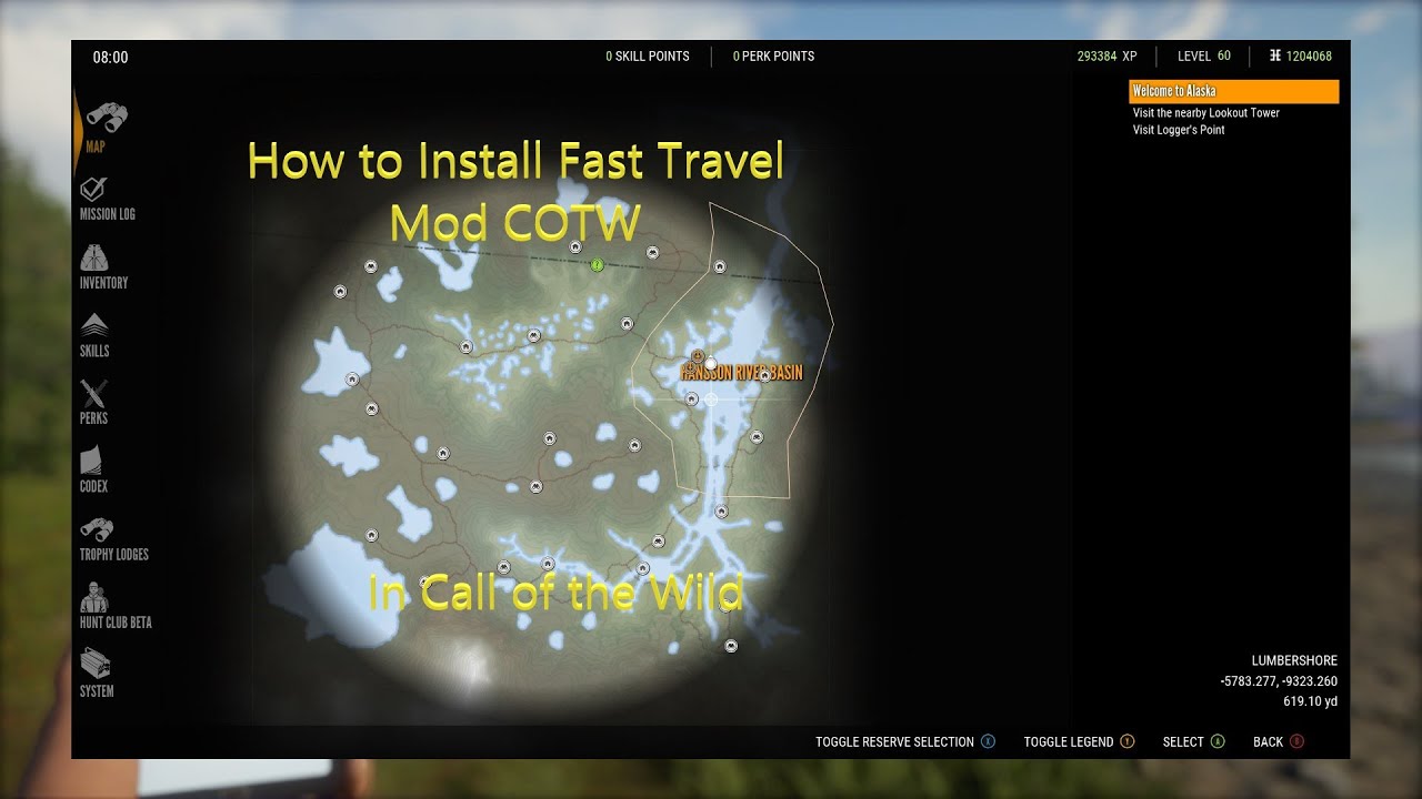 How to install Fast Travel Mod - YouTube