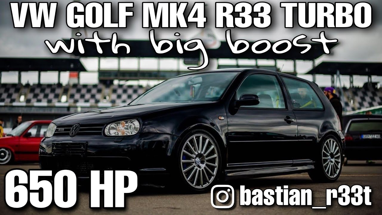 VW Golf MK4 R33 Turbo with big boost | Dragy times from 100-250 Km/h ...