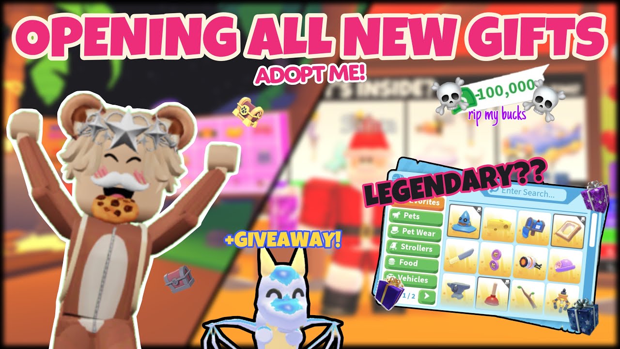 OPENING ALL NEW LEGENDARY GIFTS IN ADOPT ME! OMG!😱 Roblox Adopt Me ...
