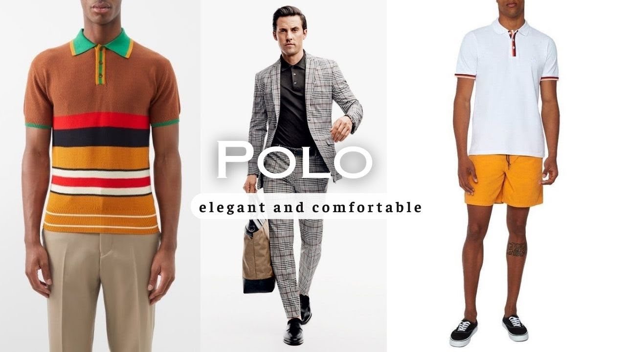 Men's polo shirt: the perfect balance between elegant and comfortable ...