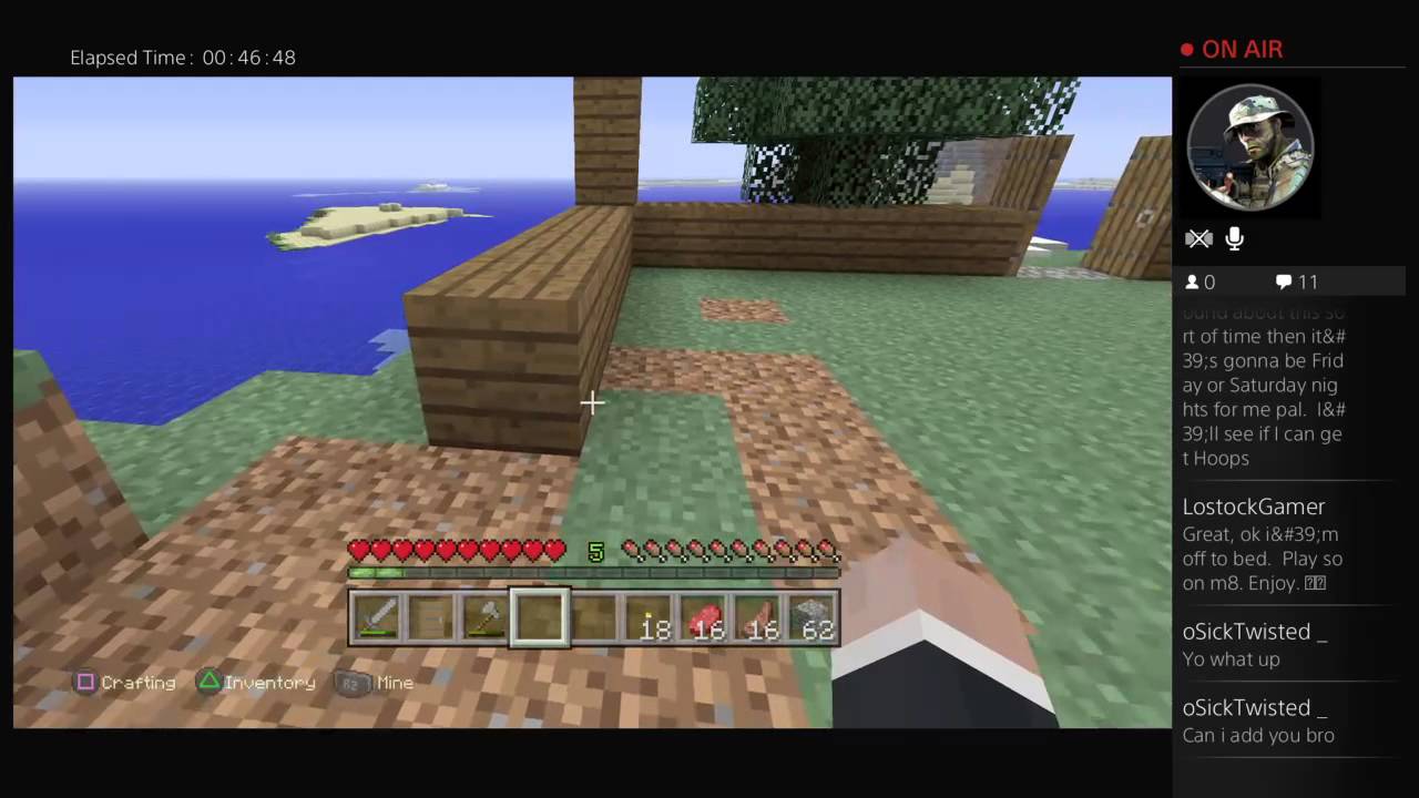 LIVE! | TU 31 Survival Island Minecraft | Getting Started! | Ep.#1 ...